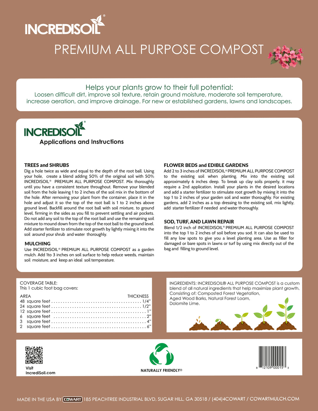 Incredisoil® Premium All Purpose Compost – Pike Nursery
