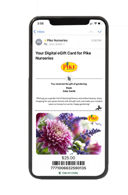 Gift Card by Email – Pike Nursery