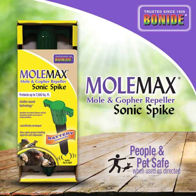MoleMax® Sonic Stake (Battery) - 1 stake – Pike Nursery